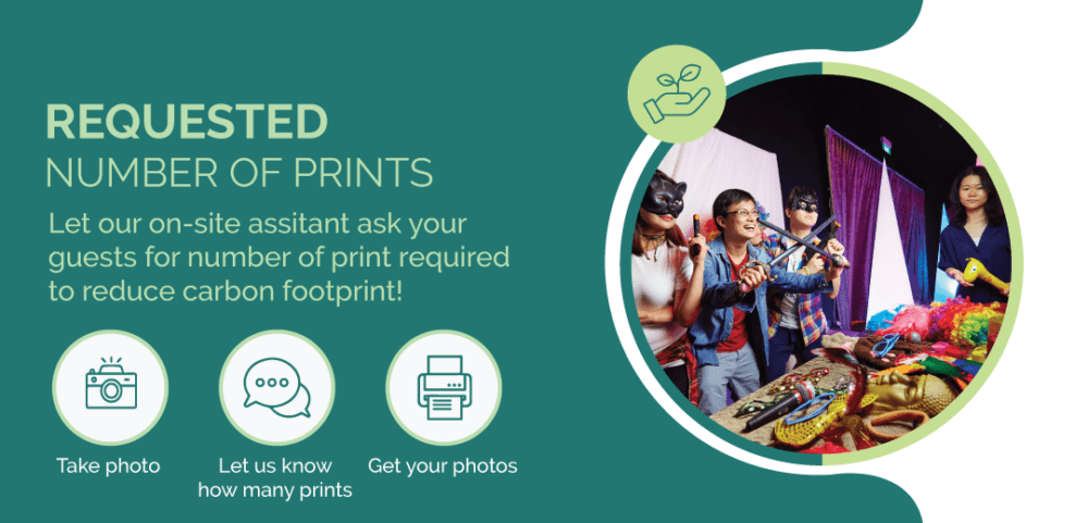 Green & Eco Photo Booth in Singapore - Vivid Snaps Studio