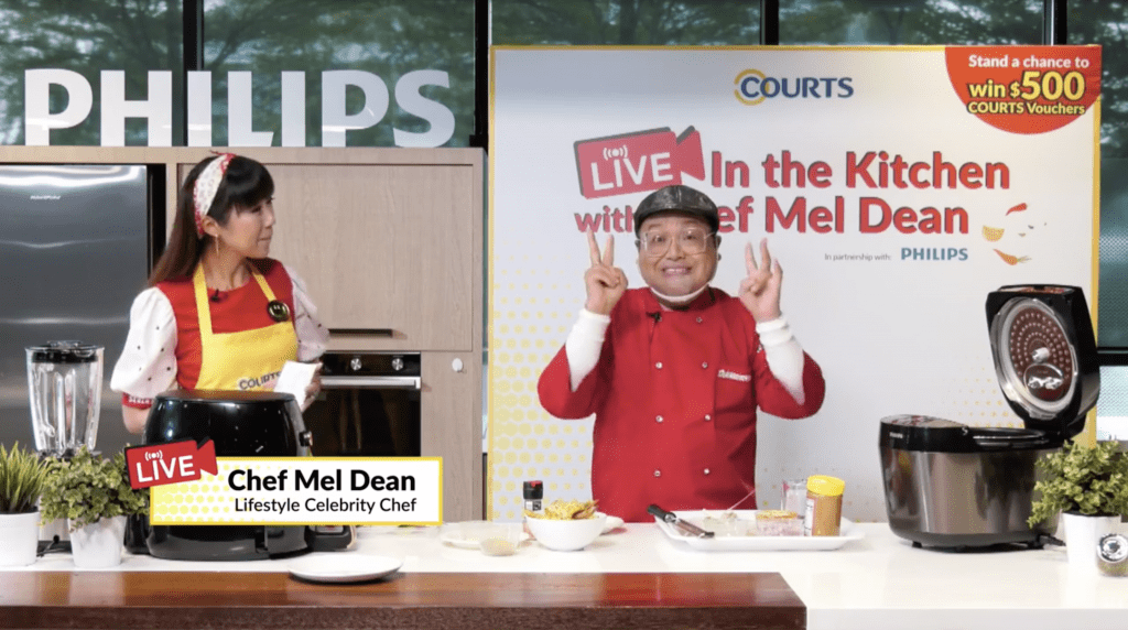 Cooking Livestream in Singapore - Vivid Snaps Video Production