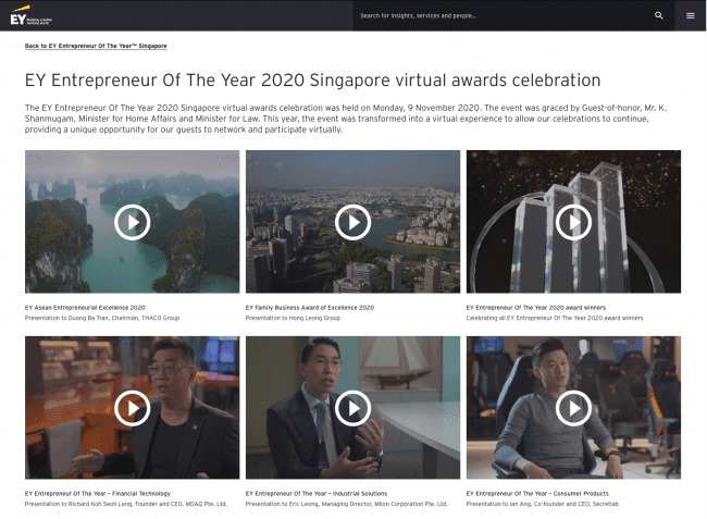 Virtual & Hybrid Awards Ceremony In Singapore - Vivid Snaps Live Stream