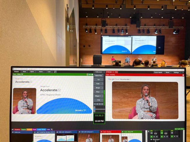 Google Meet Live Streaming Singapore - Vivid Snaps Video Production