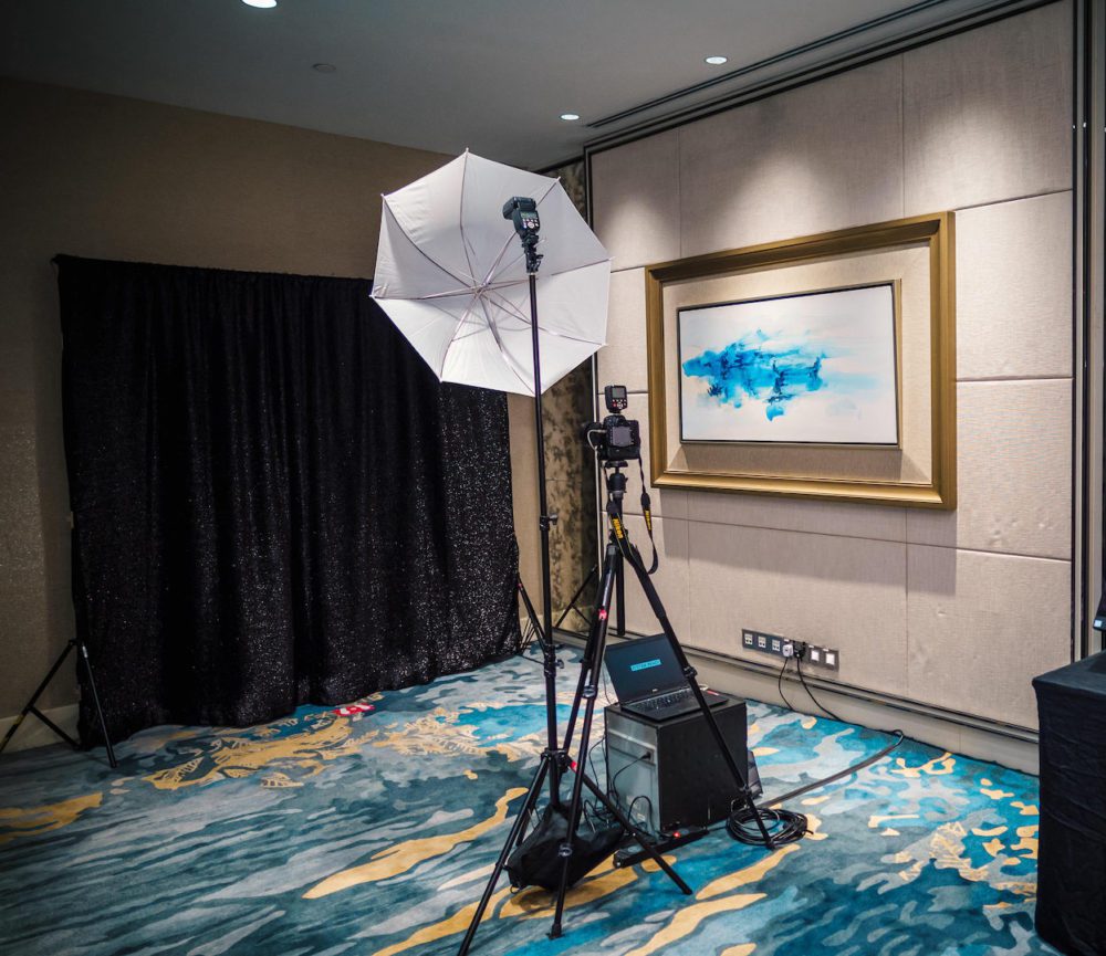 Photo Booth with QR Code Download Singapore - Vivid Snaps